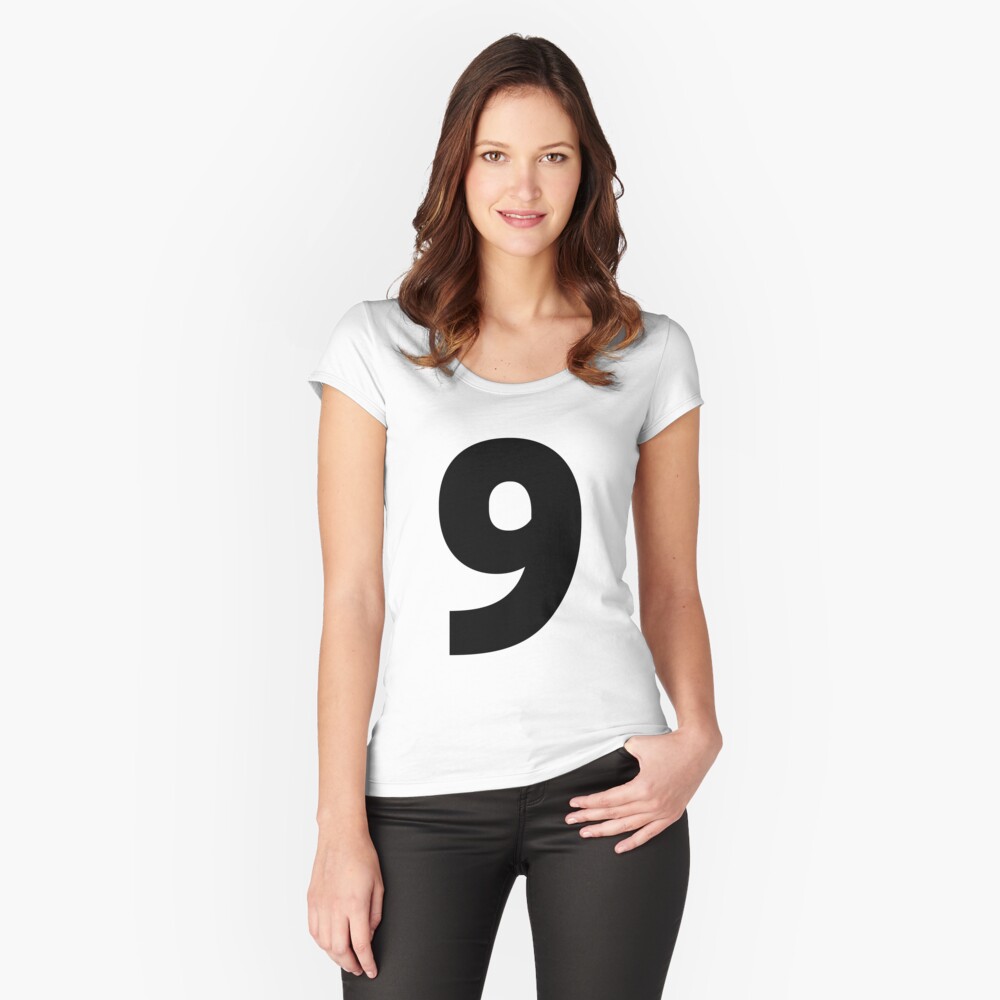 "Number “9”" Sticker for Sale by m------ | Redbubble