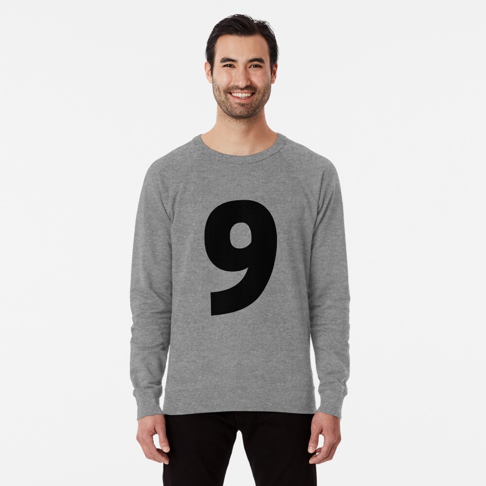 "Number “9”" Sticker for Sale by m------ | Redbubble