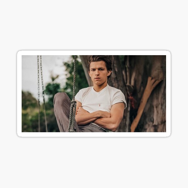 "Tom Holland " Sticker for Sale by Designs1998 | Redbubble