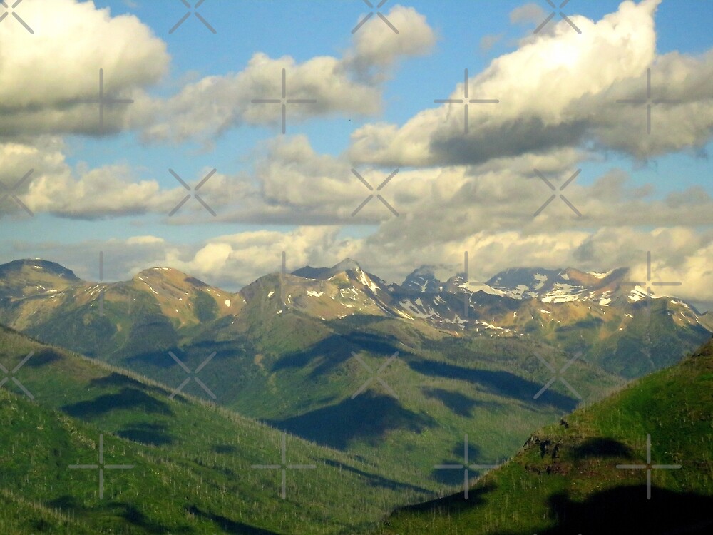 "Glacier National Park, Montana, Distant mountains" by LCAppling ...