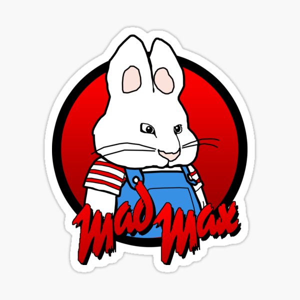 "Angry Bunny" Sticker by annasaidso | Redbubble