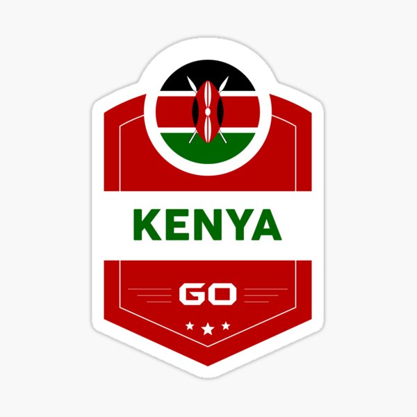 "GO KENYA" Sticker by MarkMotta | Redbubble