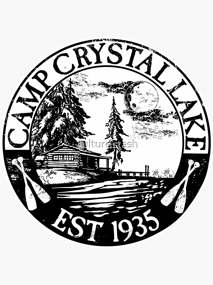 "Camp Crystal Lake 2019" Sticker for Sale by culturestash | Redbubble