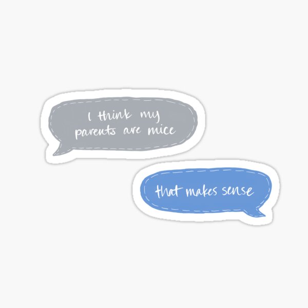 "That Makes Sense" Sticker by saturnshay | Redbubble