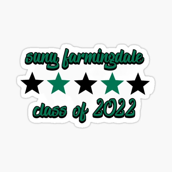 "suny farmingdale 2022" Sticker for Sale by emilysstickerss | Redbubble