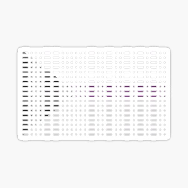 "Demi Flag in Morse Code" Sticker for Sale by KBwiththeTees | Redbubble