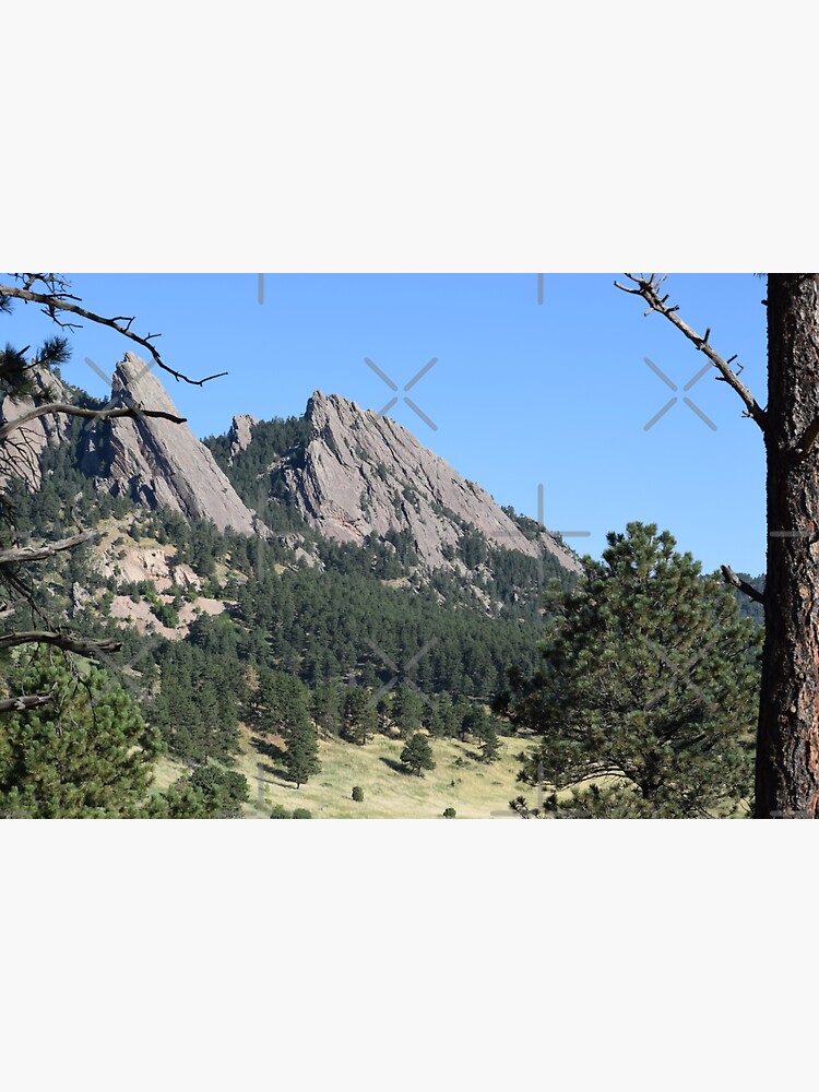 "The Flatirons Boulder Colorado" Sticker by BrilliantPics | Redbubble