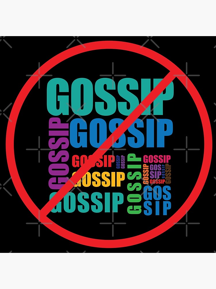 "No Gossip No Drama" Poster for Sale by Sassy11 | Redbubble