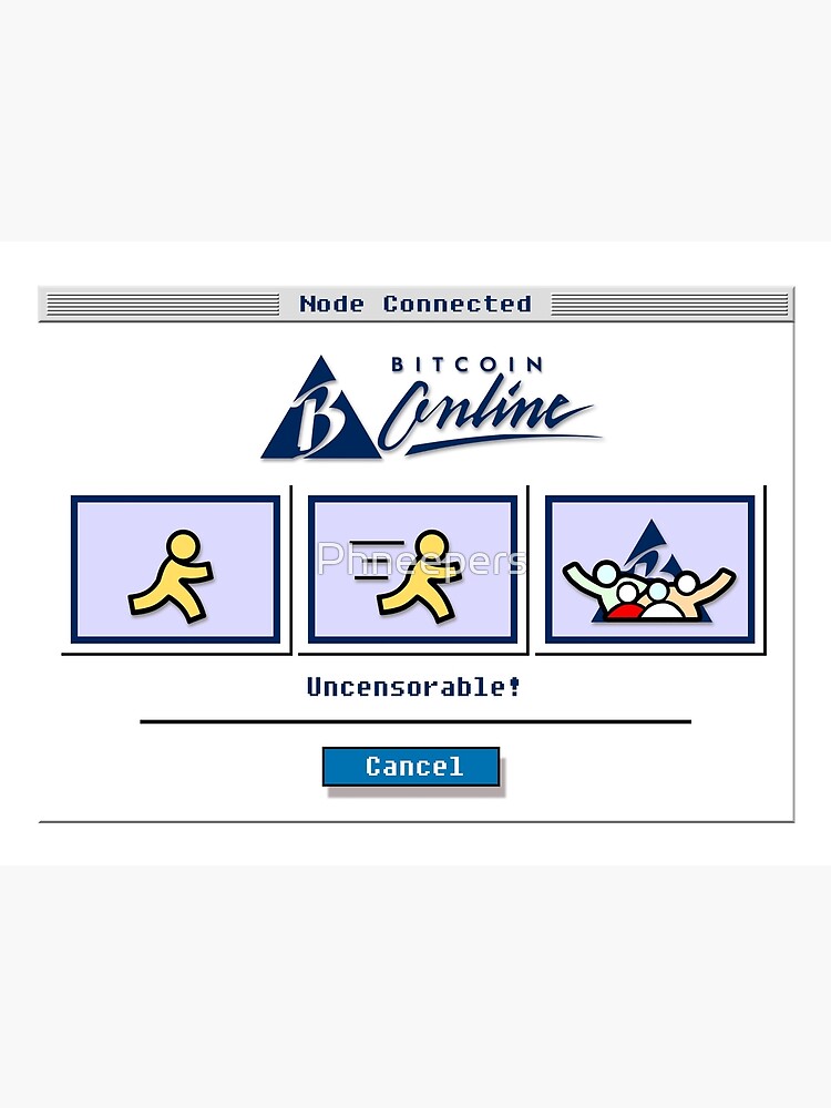 "BTC Online" Poster for Sale by Phneepers | Redbubble