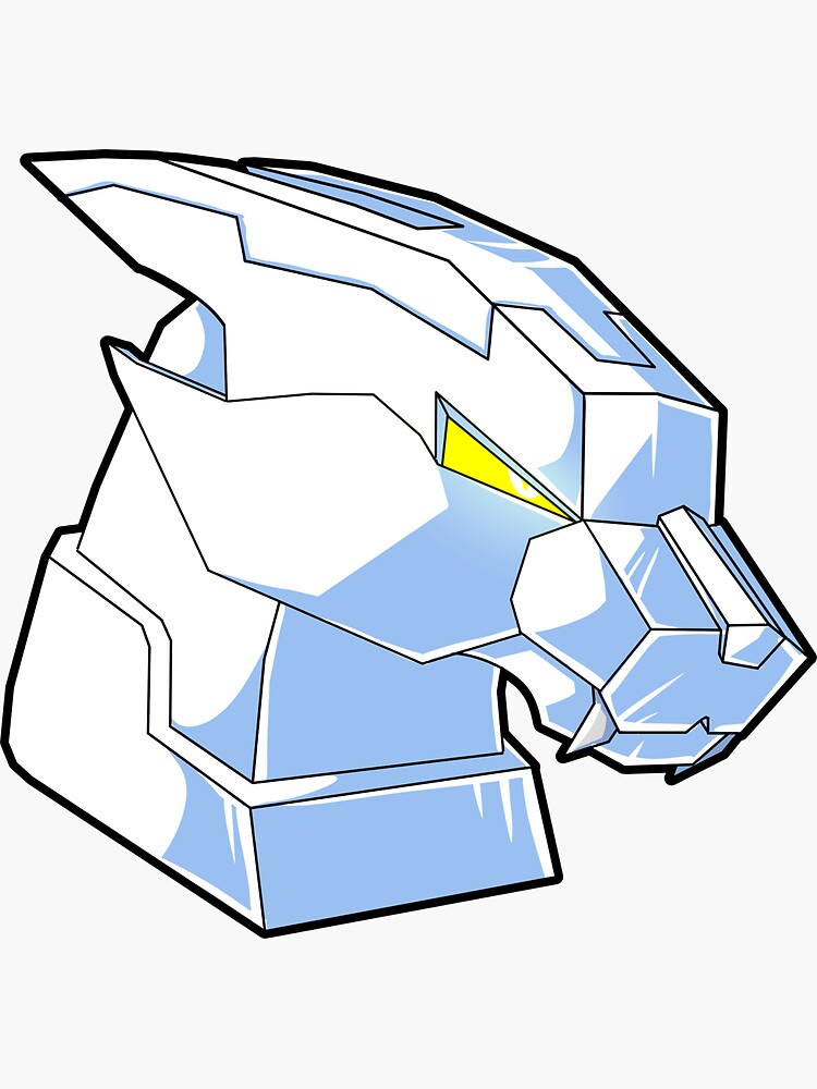 "Glit/SG Ravage Bust" Sticker for Sale by Draikinator | Redbubble