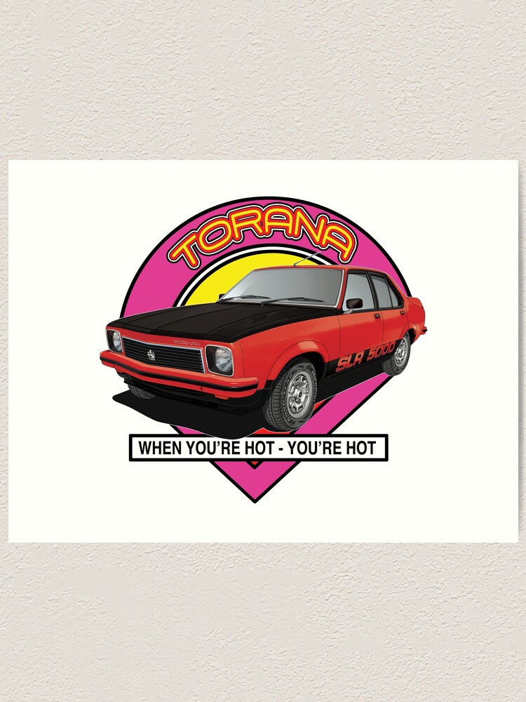 "Holden Torana LX SLR 5000 - Flamenco Red" Art Print by holdenfanpage ...