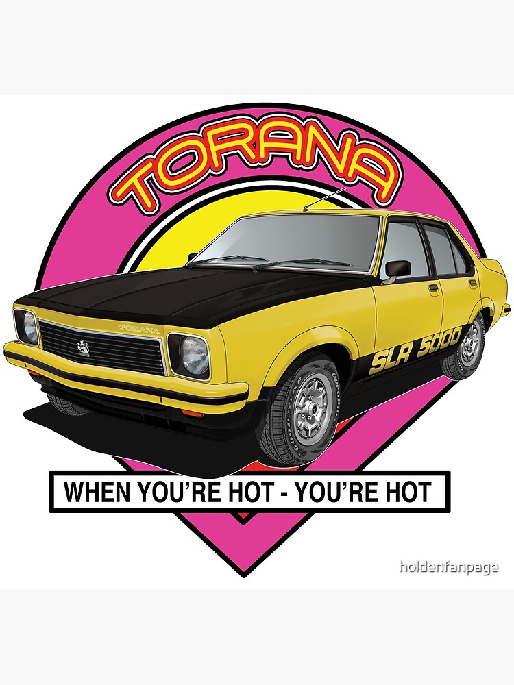 Póster «Holden Torana LX SLR 5000 - Jasmine Yellow» de holdenfanpage ...
