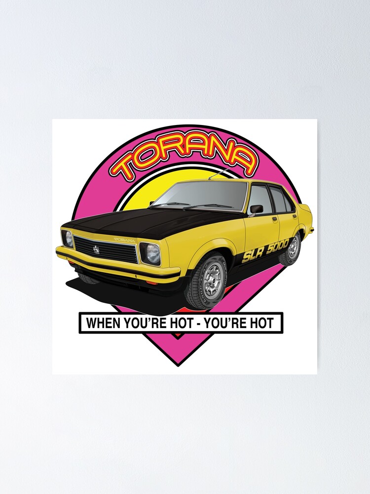 Póster «Holden Torana LX SLR 5000 - Jasmine Yellow» de holdenfanpage ...