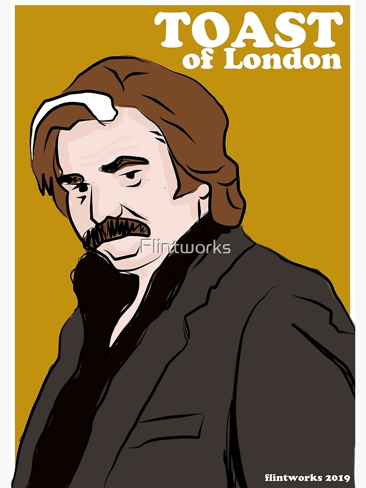 "Matt Berry Toast of London" Poster for Sale by Flintworks | Redbubble