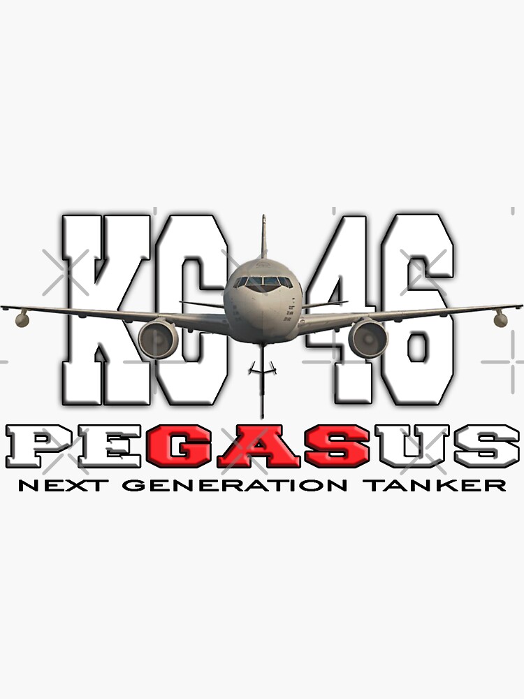 "KC-46A Pegasus" Sticker for Sale by mcintoshgraphix | Redbubble