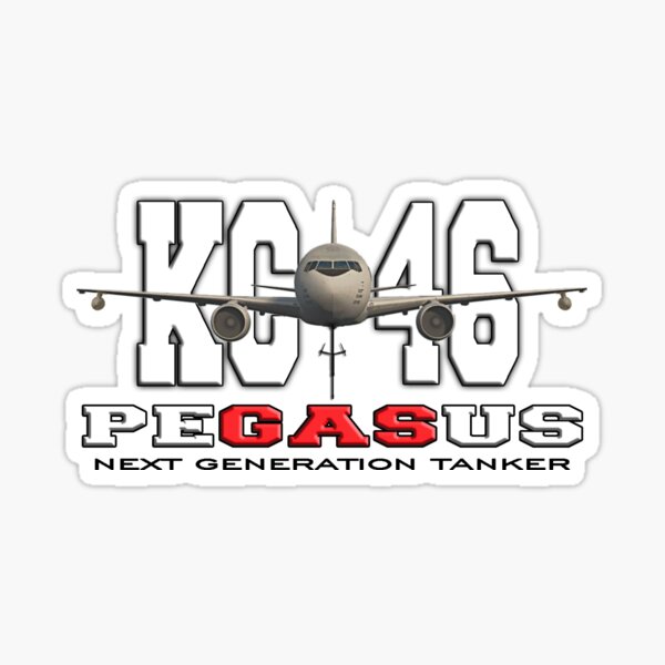 "KC-46A Pegasus" Sticker for Sale by mcintoshgraphix | Redbubble