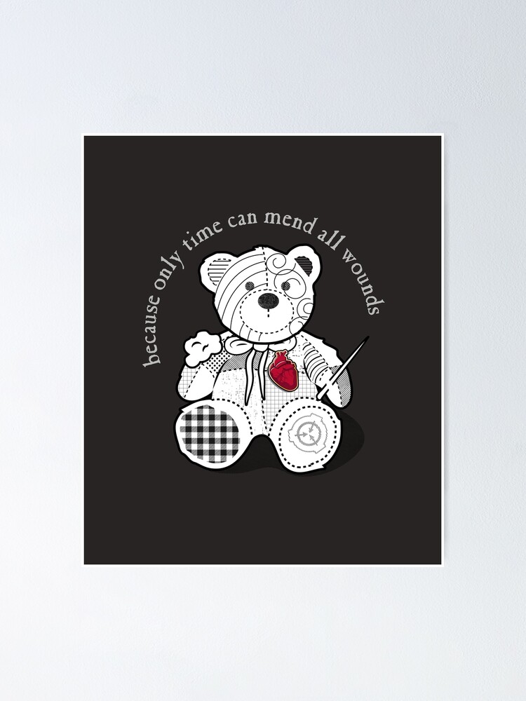 "SCP-2295 The Bear With a Heart of Patchwork SCP Foundation" Poster by ...