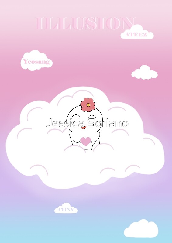"Ateez Hehetmon Yeosang Illusion" by JessicaS24 | Redbubble