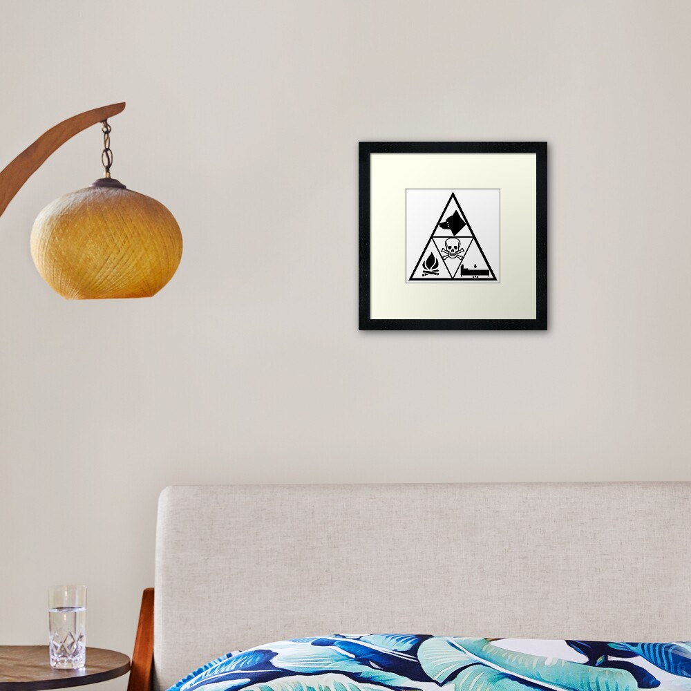 "Macdonald Triad" Framed Art Print for Sale by Ubermommallama | Redbubble