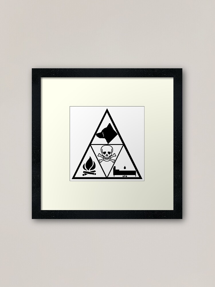 "Macdonald Triad" Framed Art Print for Sale by Ubermommallama | Redbubble