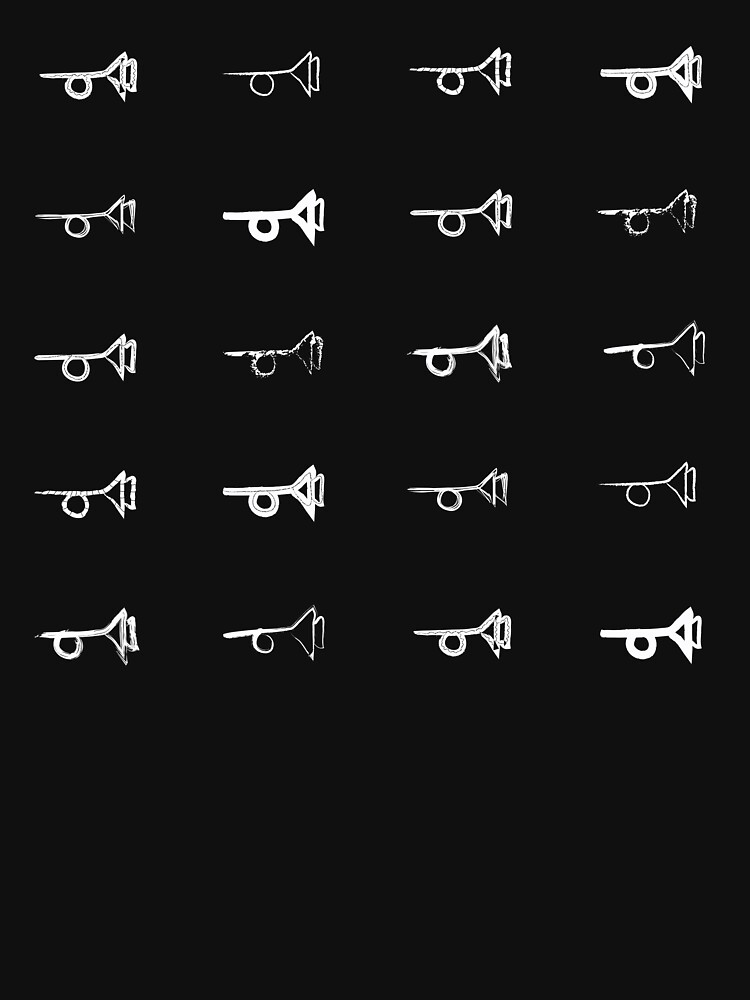 "Tristero muted posthorn - pattern one" T-shirt for Sale by ...