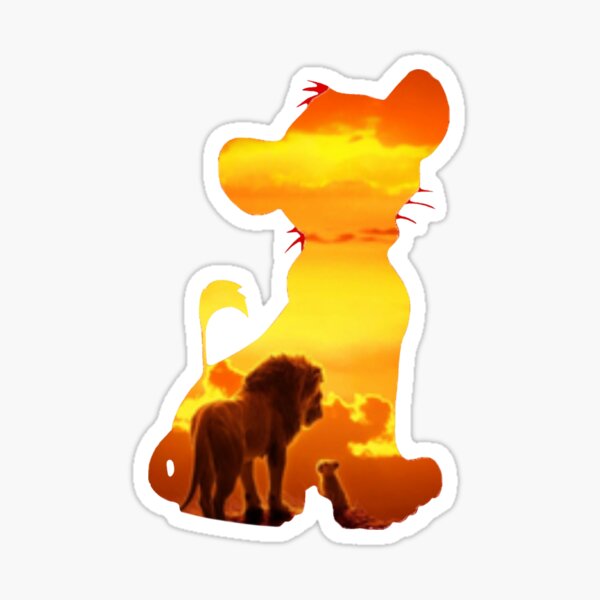 Cub Simba Stickers | Redbubble