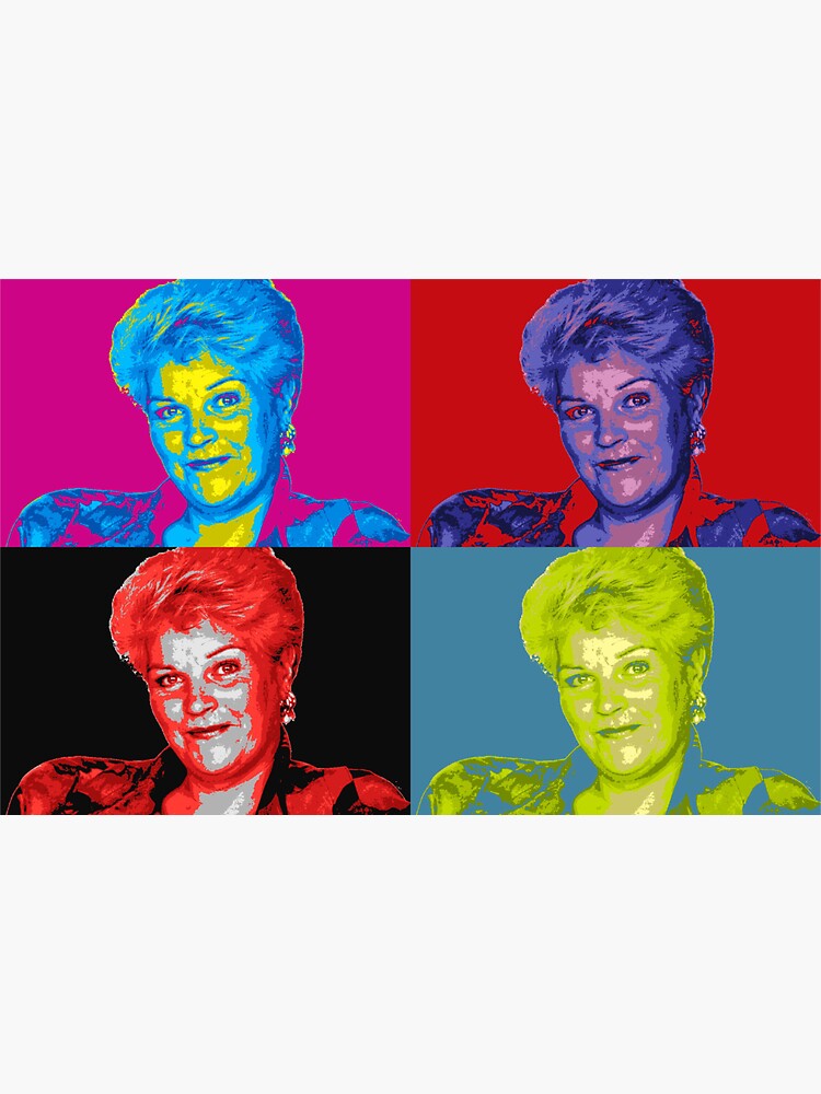 "Pat Butcher Pop Art" Sticker by WITNIT | Redbubble