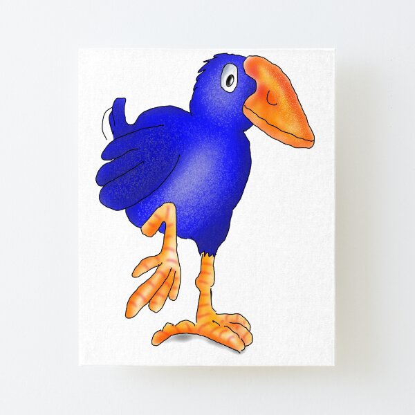 Pukeko Mounted Prints | Redbubble