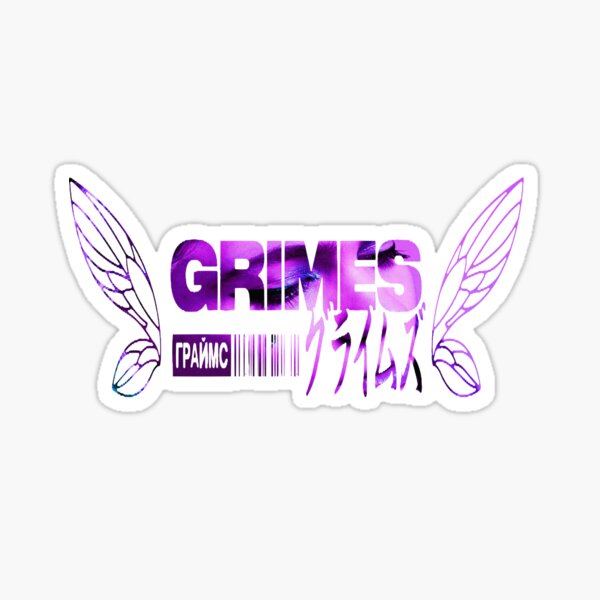 "grimes" Sticker by desmodontinae | Redbubble