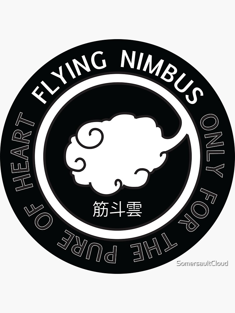 "Flying Nimbus" Sticker for Sale by SomersaultCloud | Redbubble