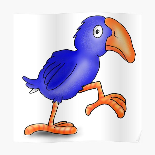Pukeko Wall Art | Redbubble