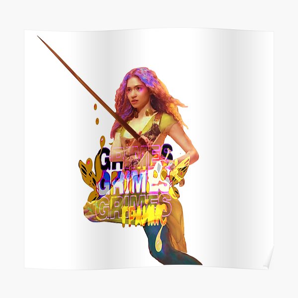 "grimes" Poster by desmodontinae | Redbubble