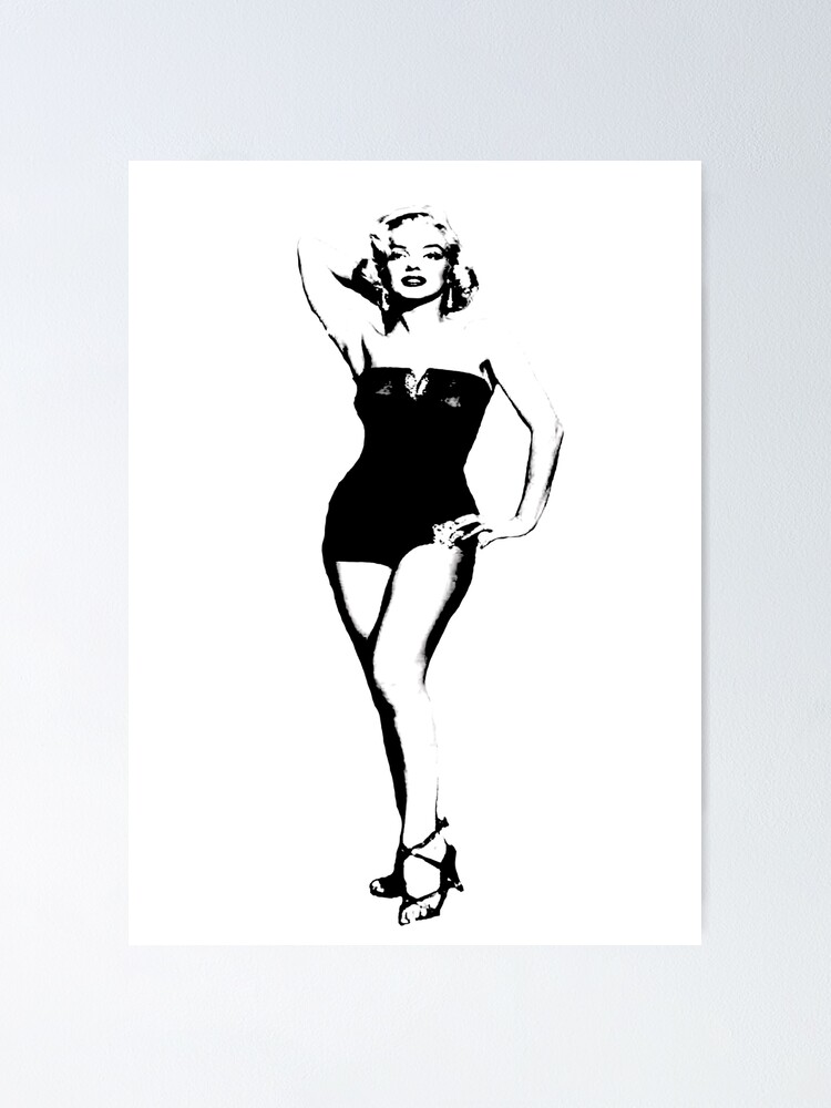"Marilyn Pin Up Two" Poster by TinaMancusi | Redbubble