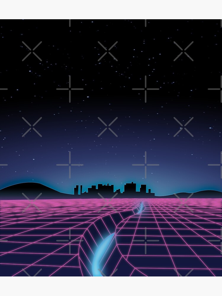 "Synthwave Poster" Poster by christopper | Redbubble