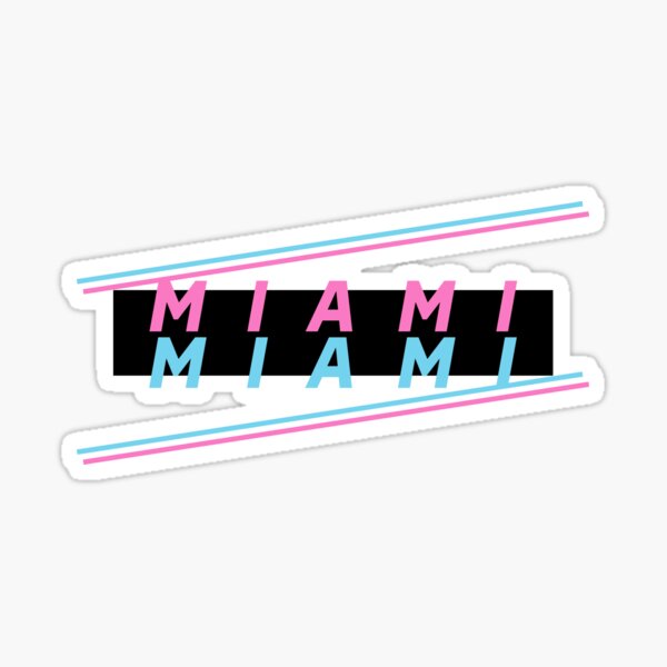 Miami Vice Stickers | Redbubble