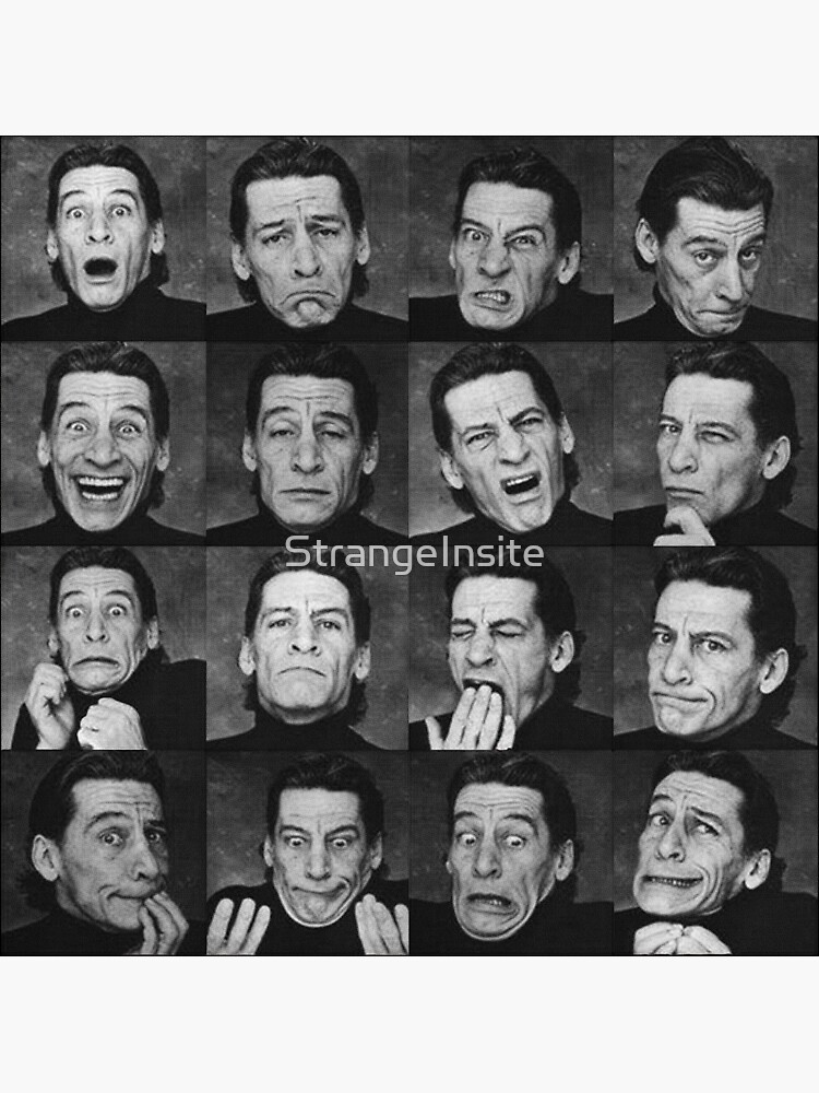 Funny Faces with Jim Varney in Black and White Premium Matte Vertical ...