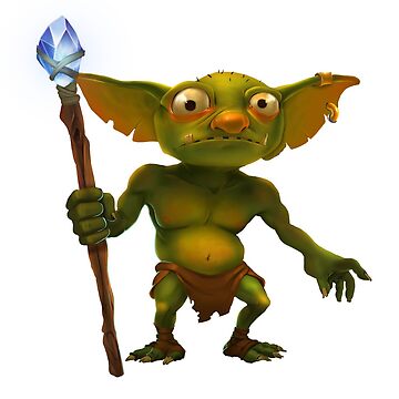 "cute and weird goblin!" Sticker by cheresie | Redbubble