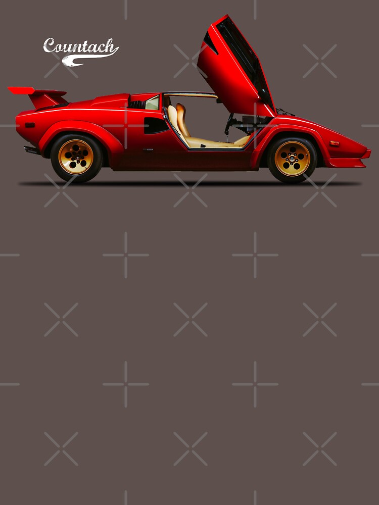 "Countach LP500 S" T-shirt for Sale by rogue-design | Redbubble ...