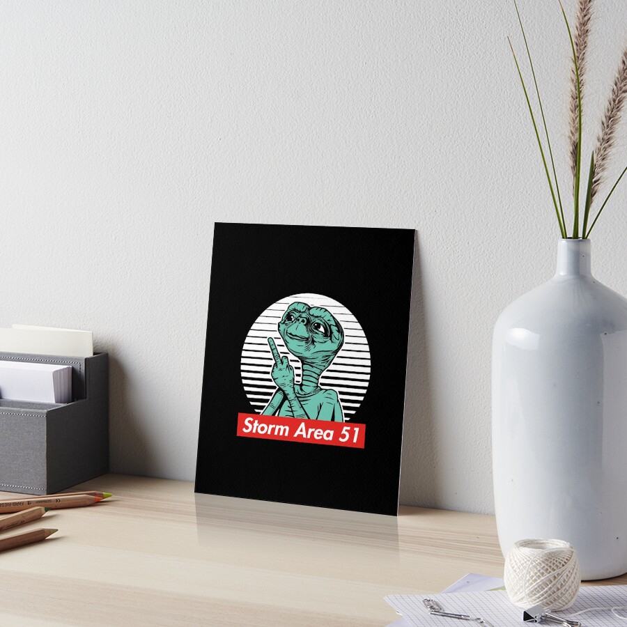 "Save our alien friends" Art Board Print for Sale by Geempah | Redbubble