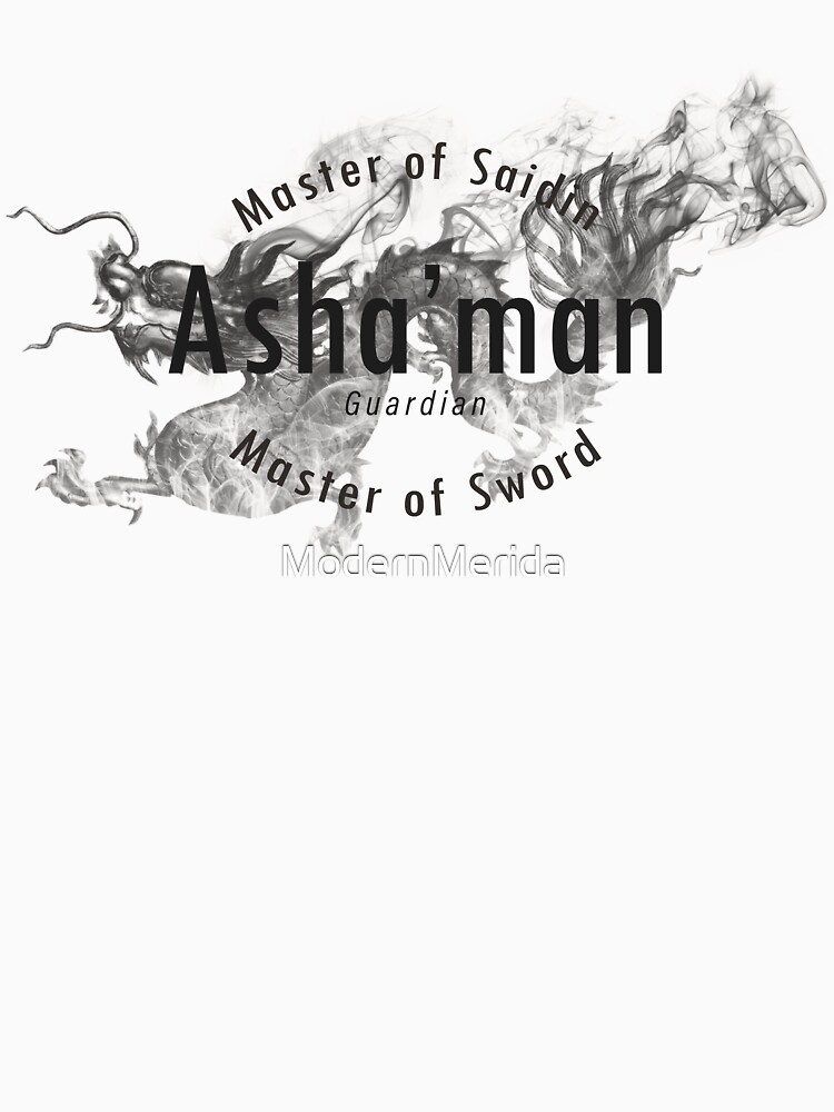 "Asha'man" T-shirt for Sale by ModernMerida | Redbubble | wheel of time ...