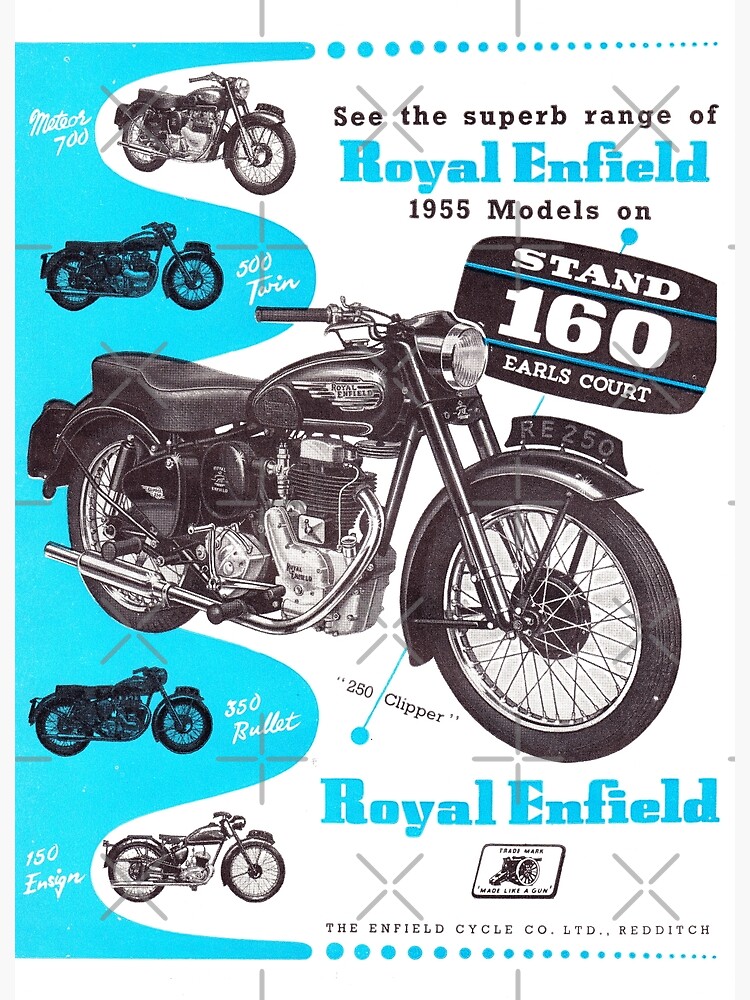 Royal Enfield 1955 Range Premium Matte Vertical Poster sold by Eman ...