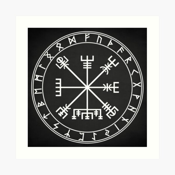 Vegvisir Art Prints | Redbubble