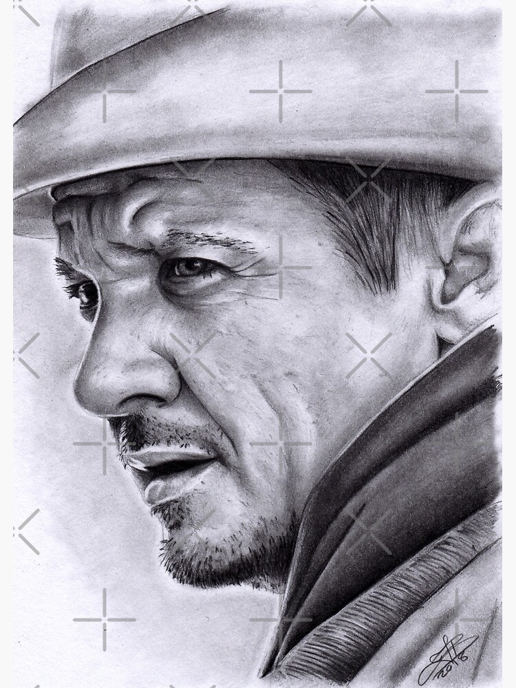 "Jeremy Renner " Art Print for Sale by DarcArt | Redbubble