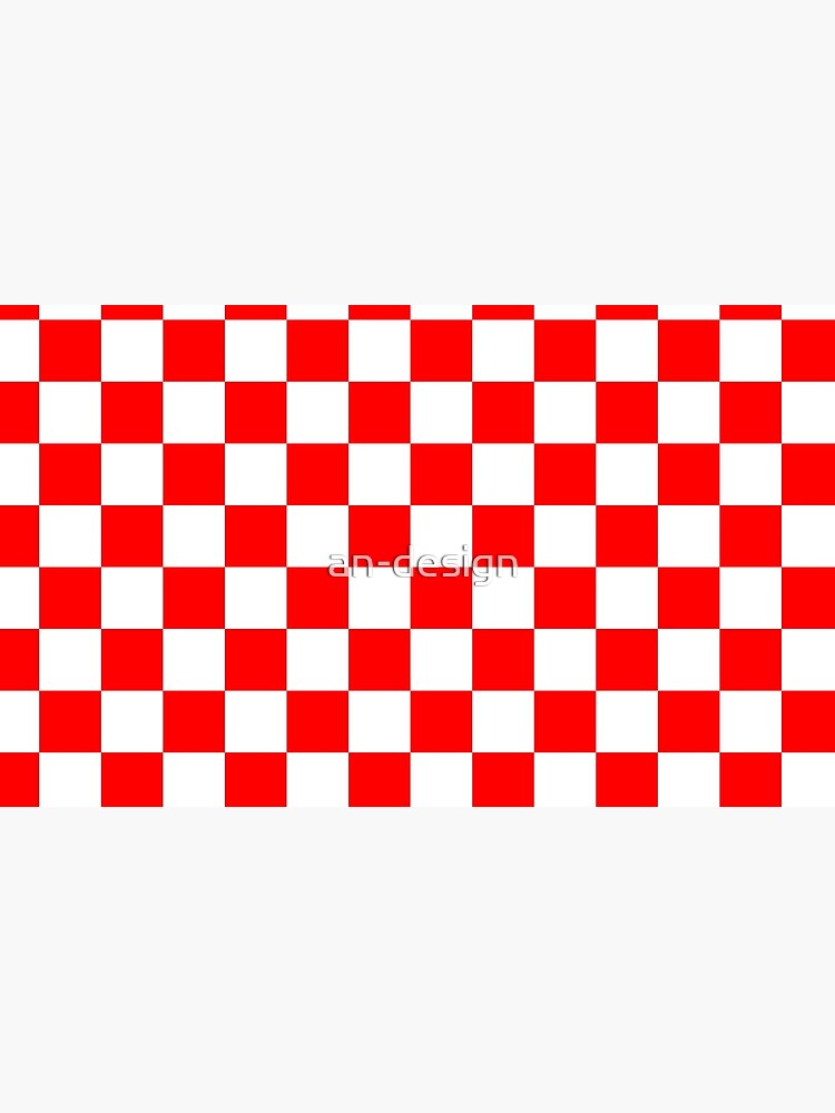 "Croatian Red White Checks Pattern" Mug by an-design | Redbubble