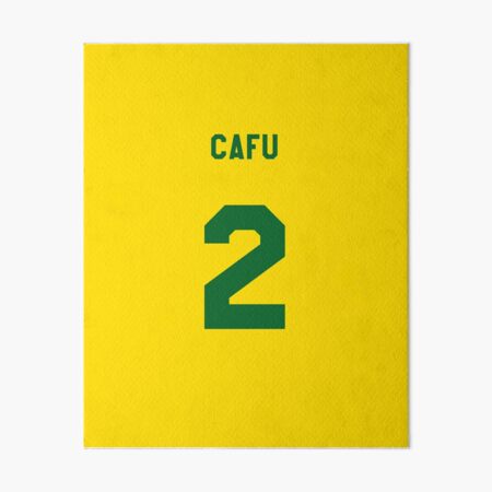 "Cafu Number 2 Shirt" Art Board Print for Sale by FootballArcade ...