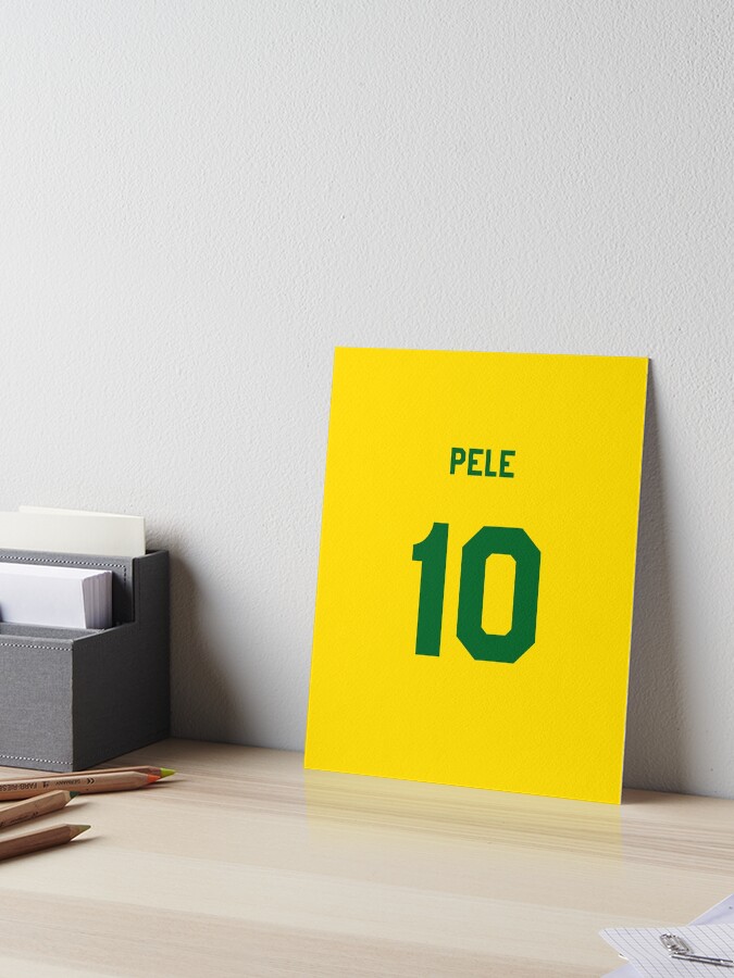 "Pele Number 10 Shirt" Art Board Print for Sale by FootballArcade ...