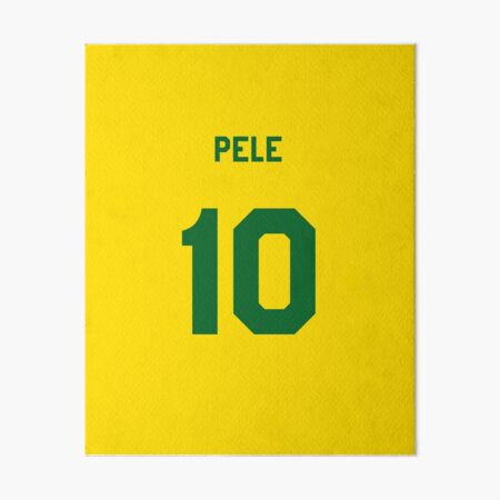 "Pele Number 10 Shirt" Art Board Print for Sale by FootballArcade ...