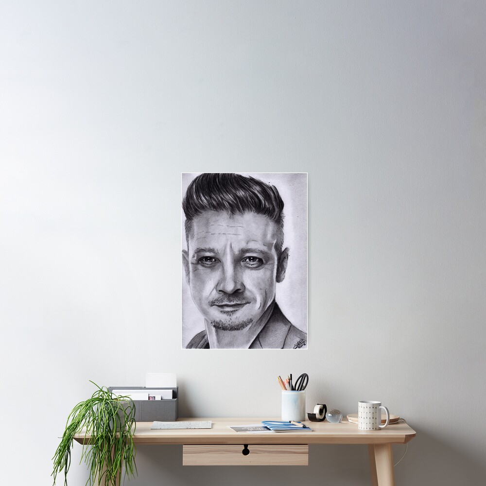 "Jeremy Renner" Poster by DarcArt | Redbubble