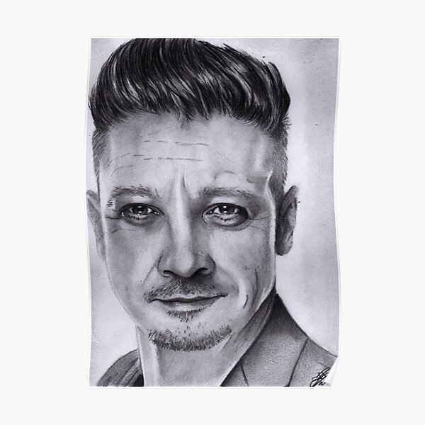 "Jeremy Renner" Poster by DarcArt | Redbubble
