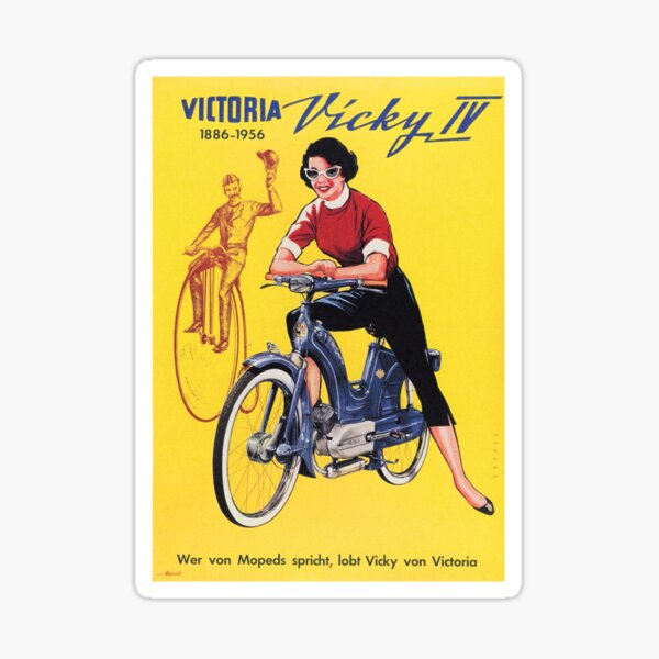 "Victoria Vicky Motorcycles Motor Bike Retro Advertising Vintage ...